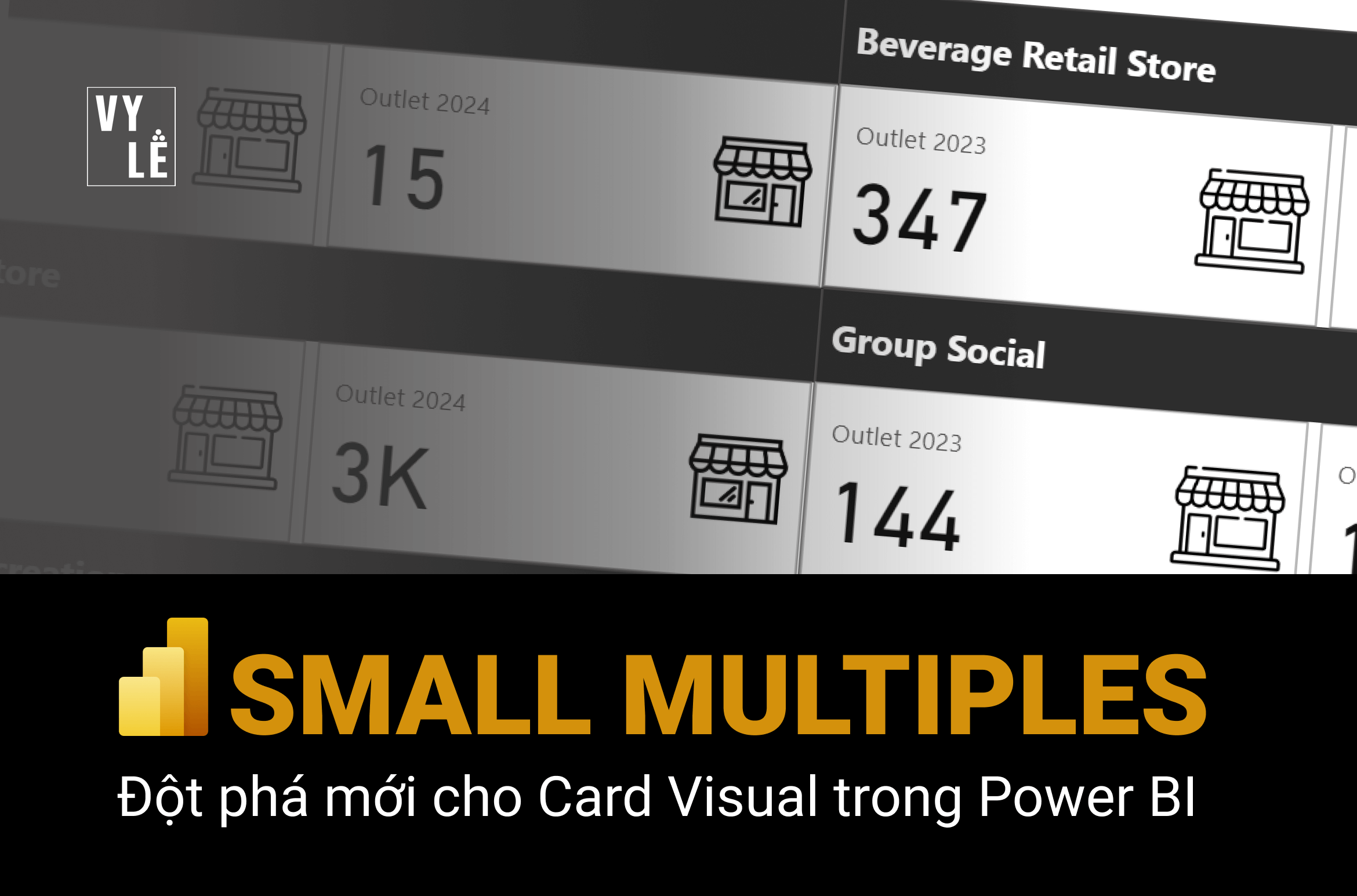 Small Multiples: Đột phá mới cho Card Visual trong Power BI