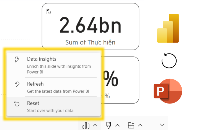 Reset và Annotation - Tính năng mới trong Power BI Add-in trên PowerPoint