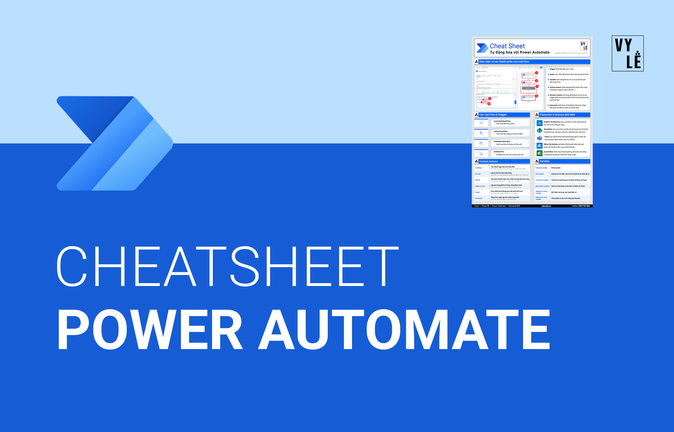 Cheatsheet Power Automate dành cho người mới bắt đầu